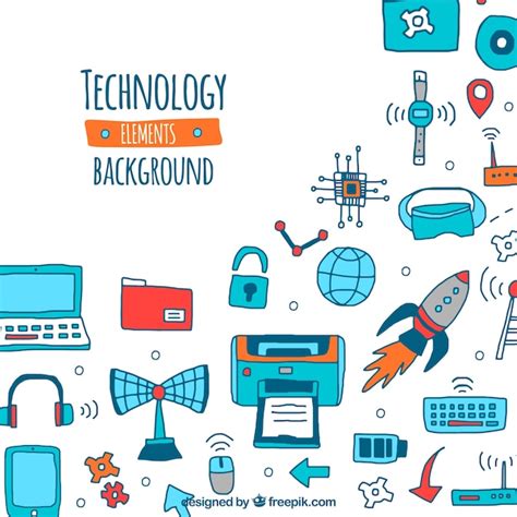 Imágenes De Dibujos Tecnologicos Descarga Gratuita En Freepik