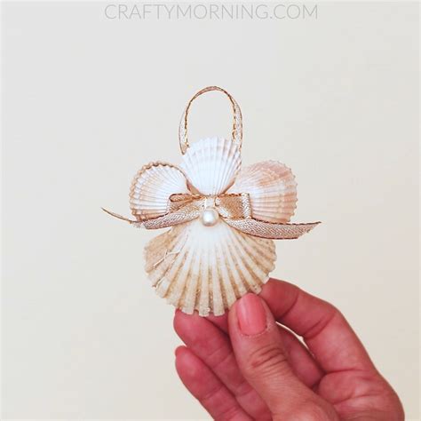 Seashell Angel Ornaments Crafty Morning