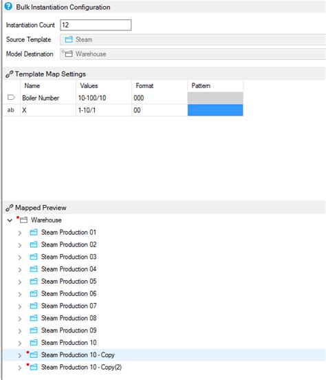 Working With The Bulk Instantiation Form When Instantiating Templates Flow Support