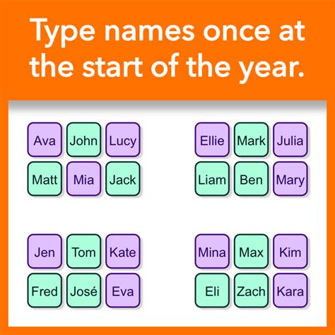 Seating Chart Editable Powerpoint Template Teaching Resources