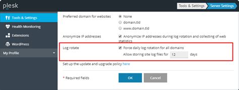 How To Set Up Forced Log Rotation For All Domains In Plesk Plesk