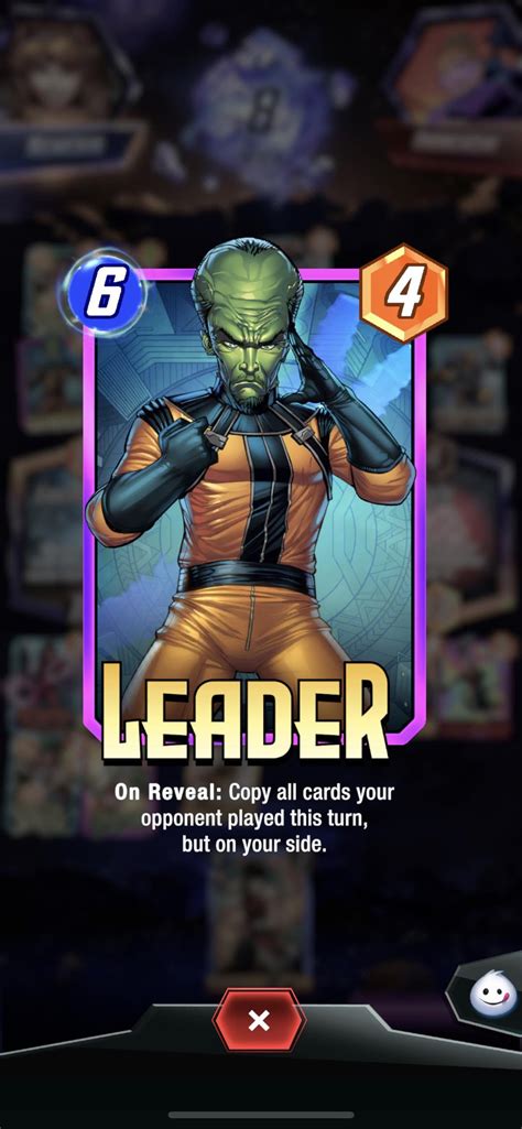 Leader And Moving Bug Text Is Wrong Rmarvelsnap