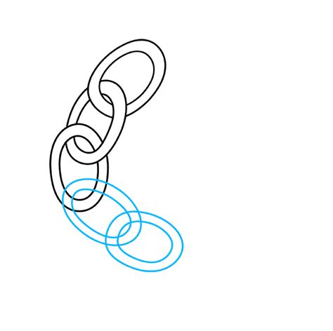 How To Draw A Chain Really Easy Drawing Tutorial