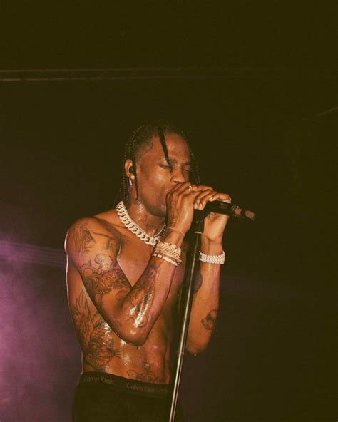 Travis Scott Rapper Tattoos