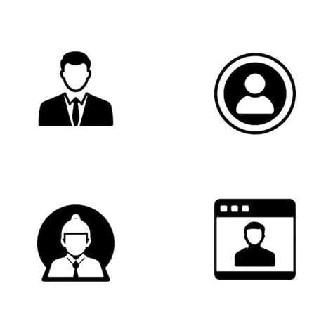 벡터 실루엣 남자 서 검은 색 흰색 배경에 고립 프리미엄 벡터