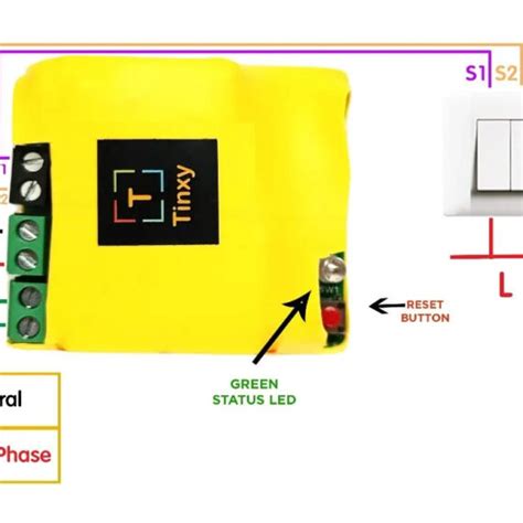 2 Node Smart Switch Works With Alexa Google Tinxy Home Of Smart Devices