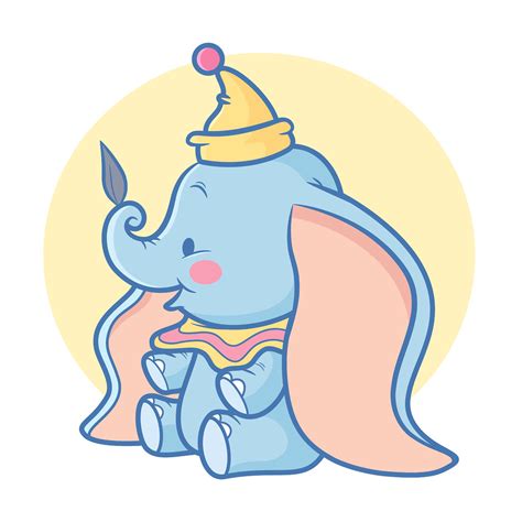 Cute Dumbo Drawing