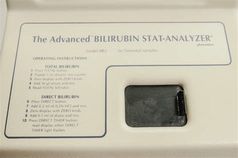 Advanced Instruments Bilirubin Stat Analyzer Br2 Photometer Pinnacle Medical Equipment