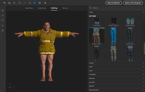 Clothing For Mixamo Fuse Axsadeba