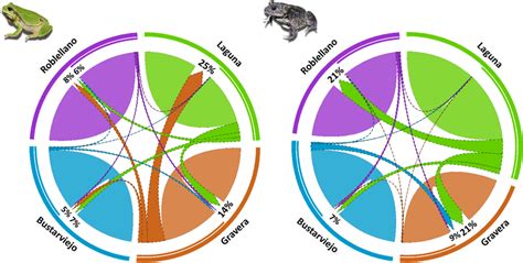 Circos Plots Representing Inferred Residence And Migration Rates Per Download Scientific