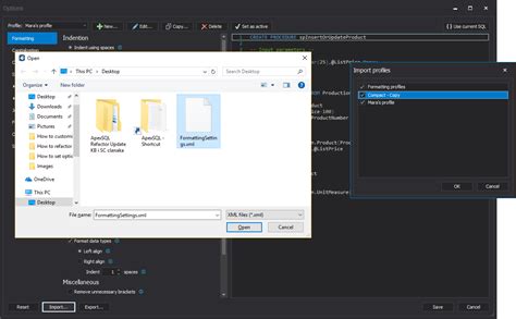 How To Customize Sql Formatting Profiles