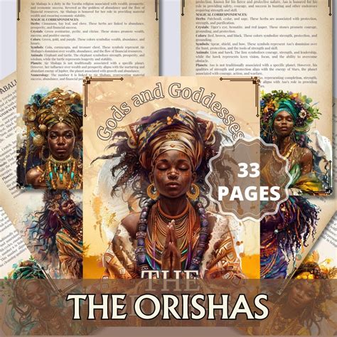 Orishas Gods Etsy