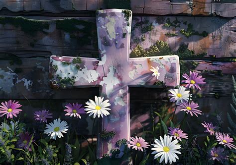 Download Ai Generated Cross Flowers Royalty Free Stock Illustration Image Pixabay