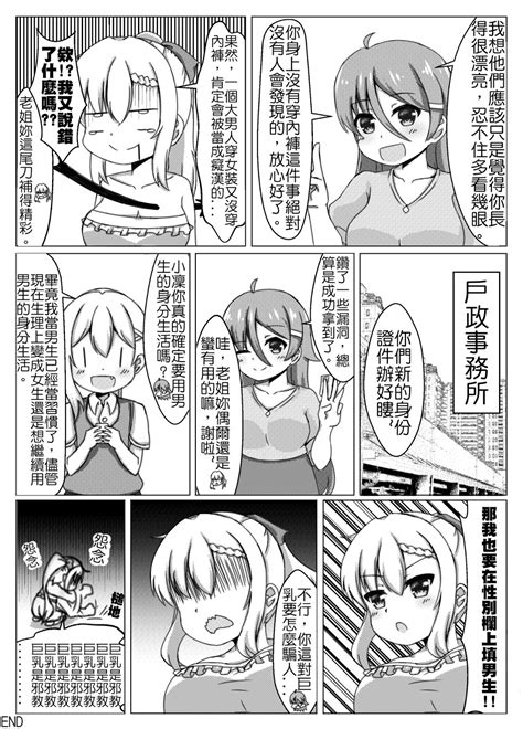 達人專欄 漫畫性轉雙胞胎 性轉後的第一次出門 a a的創作 巴哈姆特