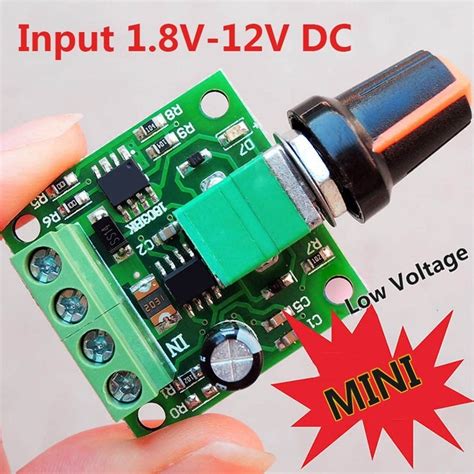 1 8v 12v 2a Dc Motor Pwm Speed Regulator Dc Motor Speed Controller
