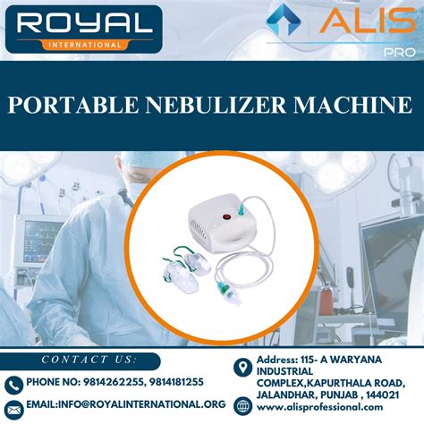 Portable Nebulizer Machine At Best Price In Jalandhar Punjab Royal