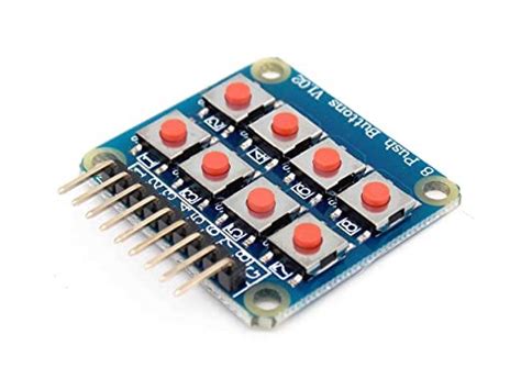buy 2x4 4x2 keypad 8 key board matrix keyboard button for arduino
