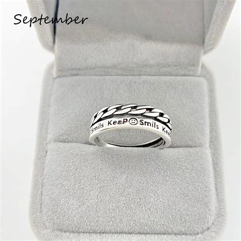 纯银戒指男潮ins开口可调节高级感小众男生女生食指个性单身戒虎窝淘