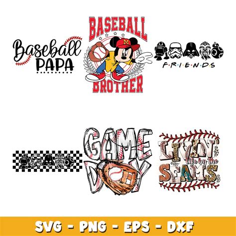 Disney Mickey Baseball Svg Bundle Disney Baseball Svg Disney Svg