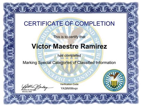 Marking Special Categories Of Classified Information