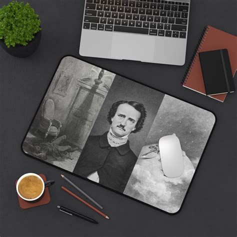 Edgar Allan Poe The Raven Desk Mat Horrorliteraryreadwriter