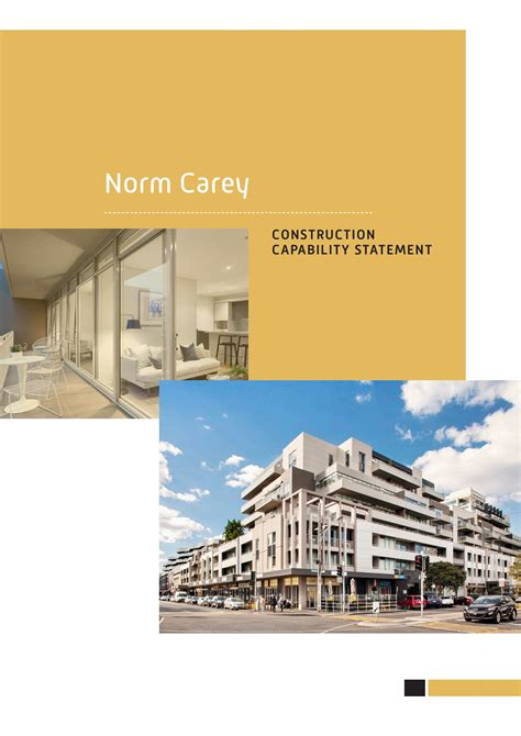 Construction Capability Brochure Gavinbenson1 Page 1 50 Flip