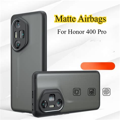 Matte Acrylic Pc Tpu Case For Honor 400 Pro 400 Lite Luxury Shockproof