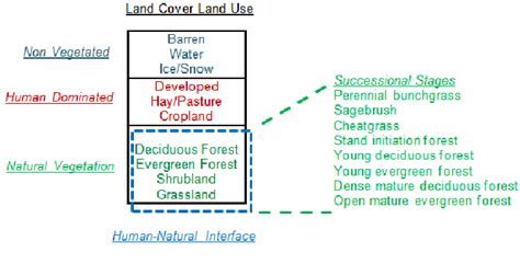 Schematic Diagram Of Hierarchical Land Surface Classification
