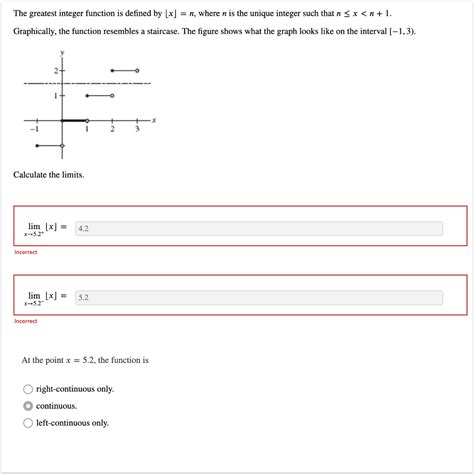 Solved The Greatest Integer Function Is Defined By ⌊x⌋n