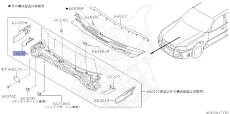 66324 Aa000 Nissan Brace Cowl Top Side Rh Nengun Performance