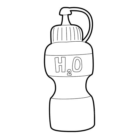 Water Bottle Outline Clipart Png Images Water Bottle Icon Outline