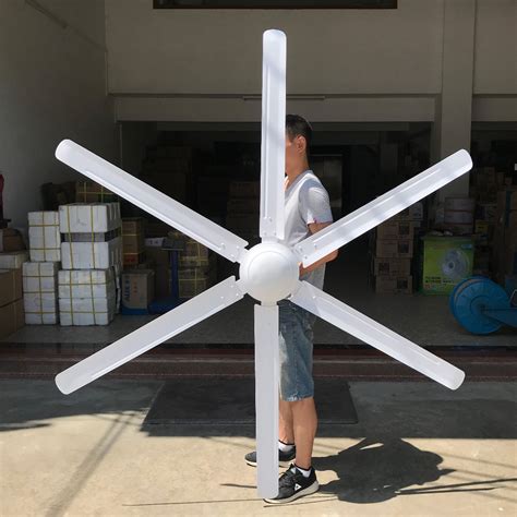 พัดลมเพดานอุตสาหกรรมขนาด 80 นิ้ว งานหนัก 2 ม ลมแรงเป็นพิเศษ และพัดลมกำลังแรงสูงในโกดังโรงงาน