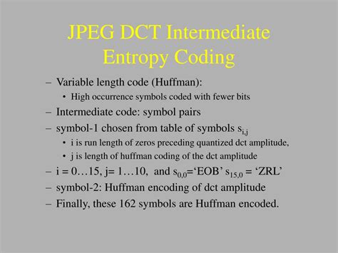 Ppt Jpeg Dct Quantization Powerpoint Presentation Free Download Id 1117176