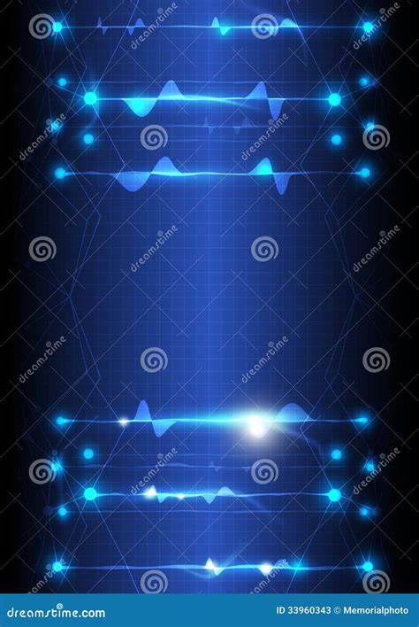 Abstract Connect Background With Dots And Lines Molecule Structure Vector Illustration