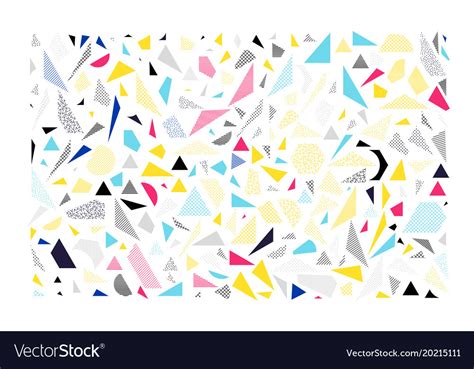 Triangle Design Elements Set Royalty Free Vector Image