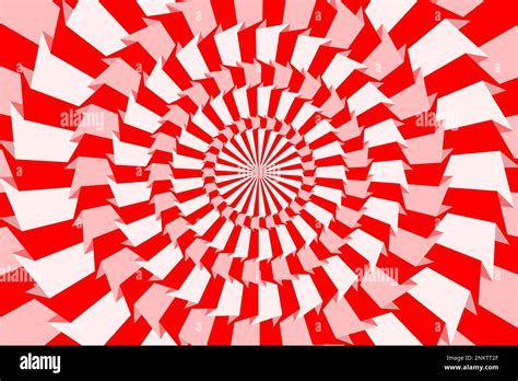 Dynamic Vortex Spiral Abstract Background Spinning Geometric Shape Vector Illustration Stock