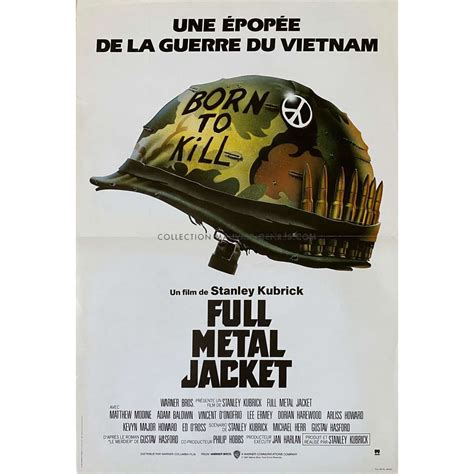 Full Metal Jacket Movie Poster 15x21 In 1989 France