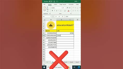 How To Do A Left Formula In Excelshortsfeed Shortsvideo Excel