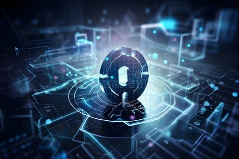 Cybersecurity And Information Or Network Protection Concept Generative