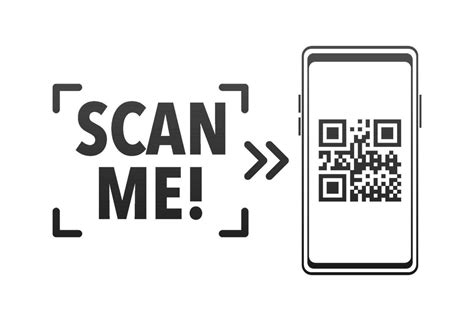 Scan Me Icon With Qr Code Inscription Scan Me Qr Code Label 37020668 Vector Art At Vecteezy