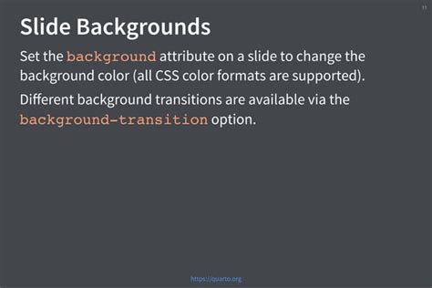 Quarto Presentations With Revealjs