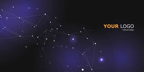 Abstract Technology Connect Background And Structure Network Design