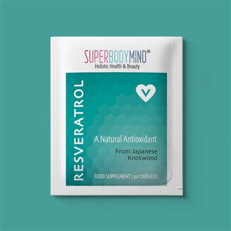 Resveratrol 150mg 90 Capsules 3 Month Supply Ⓥ Super Body Mind®