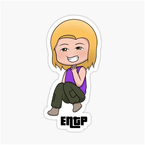 Chibi Entp Sticker For Sale By Mbtimes Redbubble