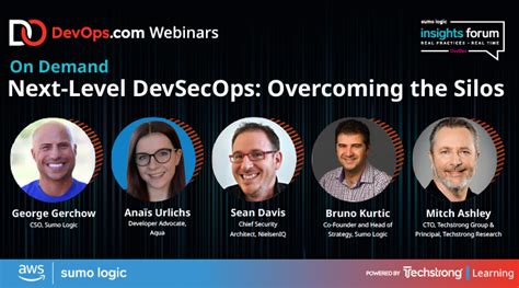 webinar next level devsecops overcoming the silos by techstrong learning