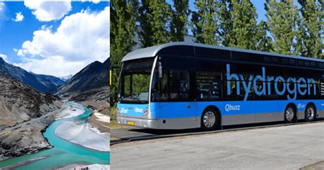 In New Year Ladakh Ut To Get Five Hydrogen Fuel Buses Trial Run