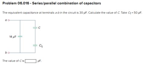 Solved Problem 06 016 Series Parallel Combination Of Chegg Com