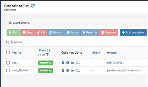 Portainer Ce 260 Bug Home Page View Does Not Update In Realtime