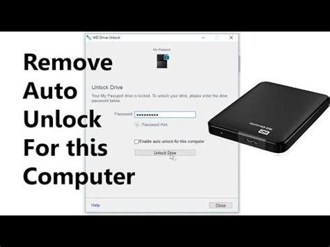 Remove Wd Unlocker Password Icefer