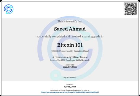 Cognitive Class Ds0321en Certificate Cognitive Class